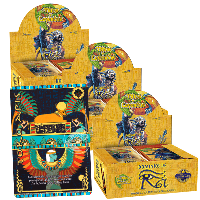 3 Display PB Dominios de Ra Aniversario + Toro de Apis – Casa Mitos y ...